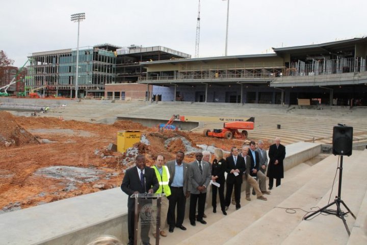 Contract Construction begins construction of the City of Columbia's ...